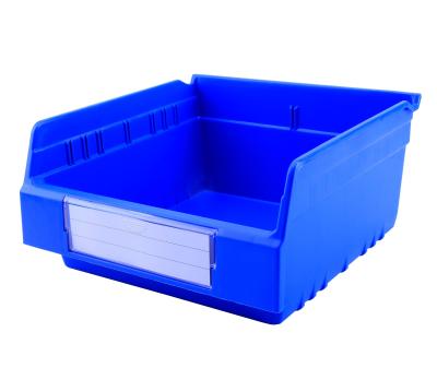 China Customized Color Parts Divider Plastic Storage Bins Classic Office Organizer Shelf Box for sale