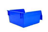 China Customized Color Parts Divider Plastic Storage Bins Classic Office Organizer Shelf Box for sale