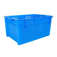 China Customized Color Mesh Plastic Moving Basket for Easy Storage and Transport of Produce for sale