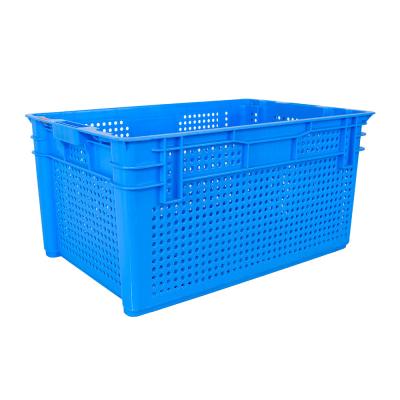 China Customized Color Mesh Plastic Moving Basket for Easy Storage and Transport of Produce for sale
