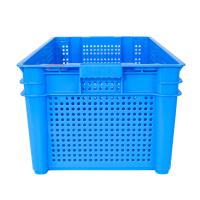 China Customized Color Mesh Plastic Moving Basket for Easy Storage and Transport of Produce for sale