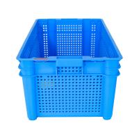 China Customized Color Mesh Plastic Moving Basket for Easy Storage and Transport of Produce for sale
