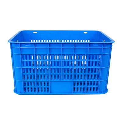 China Mesh Agriculture Basket for Fruit Plastic Turnover Basket Logistic Storage Stack Crate for sale