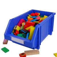 China Stackable Plastic Bins for Easy Classification and Storage Internal Size 186x334x94mm for sale