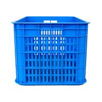 China Mesh Style Moving Storage Crate for Storing and Transporting Fruits 540x360x300mm for sale