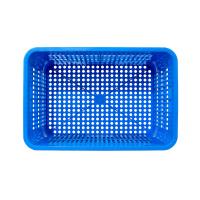China Mesh Style Moving Storage Crate for Storing and Transporting Fruits 540x360x300mm for sale