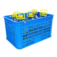 China Mesh Style Moving Storage Crate for Storing and Transporting Fruits 540x360x300mm for sale