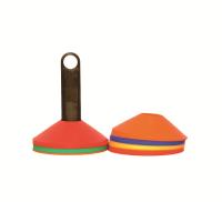China Custom Logo Football Training Cones Sport Equipment for Outdoor Exercising and Sale for sale