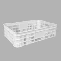 China Food Grade Plastic Crate for Market Storage and Transport in 600x400x160mm Size for sale