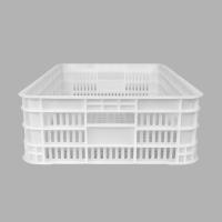 China Food Grade Plastic Crate for Market Storage and Transport in 600x400x160mm Size for sale