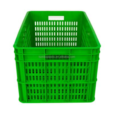 China Eco-Friendly Stackable Plastic Basket for Customized Logo Storage Solutions for sale