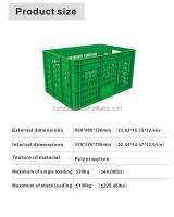China Eco-Friendly Stackable Plastic Basket for Customized Logo Storage Solutions for sale