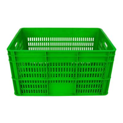 China Convenient Foldable Plastic Basket for Supermarket Storage and Organization for sale