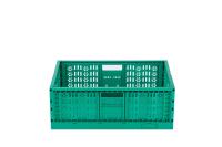 China Durable Foldable Stackable Plastic Crates for Convenient Transportation and Storage for sale