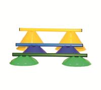 China Tourtop Floral Custom Logo PE Agility Soccer Cones And Holder For Training Flat Discs Markers for sale