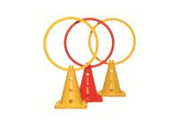 China Tourtop Soccer Training Football Disc Agility Cones with Customized Logo Availabled for sale