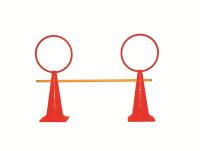 China Customized Logo Availabled Agility Hurdles for Soccer Training on Outdoor Sports Field for sale
