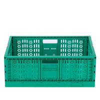 China Moving Mesh Fruit Crate Collapsible Storage Basket for Toy and Vegetable Storage for sale