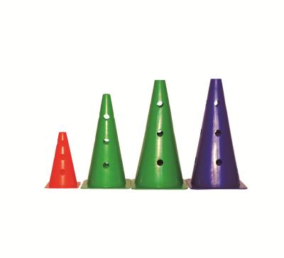 China Customize Color Outdoor Exercising Flexible Hurdles Agility Cones for Soccer Training for sale