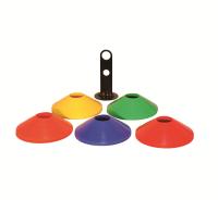 China Tourtop Dia 20x5 cm Plastic Training Cones Your Ultimate Choice for Outdoor Exercising for sale