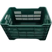 China ECO Friendly Style Plastic Crates for Vegetable and Fruit Storage PP Mesh Construction for sale