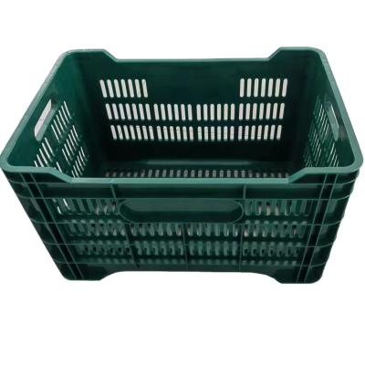 China ECO Friendly Style Plastic Crates for Vegetable and Fruit Storage PP Mesh Construction for sale