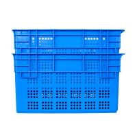 China Stackable Plastic Mesh Crate for Ventilated Storage of Fresh Vegetables Eco-Friendly for sale