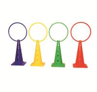 China Customized Size Multifunctional Speed Agility Sport Cones Set for Outdoor Sports Field for sale