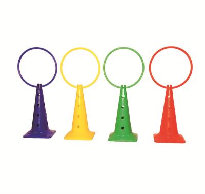 China Customized Size Multifunctional Speed Agility Sport Cones Set for Outdoor Sports Field for sale