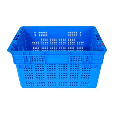 China Eco-Friendly Mesh Style Plastic Turnover Crate for Fresh and Healthy Food Storage for sale