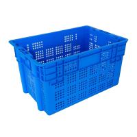 China Eco-Friendly Mesh Style Plastic Turnover Crate for Fresh and Healthy Food Storage for sale