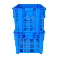 China Eco-Friendly Mesh Style Plastic Turnover Crate for Fresh and Healthy Food Storage for sale