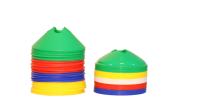 China Training Soccer Ball Field Marker Cones 50 Pack Agility Disc Cones Customized Logo for sale