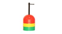 China Training Soccer Ball Field Marker Cones 50 Pack Agility Disc Cones Customized Logo for sale