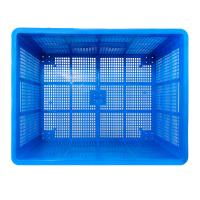 China Mesh Style Transport Plastic PP Basket for Supermarket Fresh Food Turnover Benefit for sale