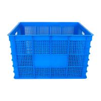 China Mesh Style Transport Plastic PP Basket for Supermarket Fresh Food Turnover Benefit for sale