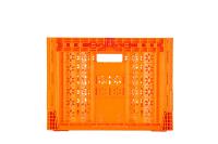 China Customized Color Foldable Collapsible Stackable Tomato Basket Moving Fruit Crate for sale
