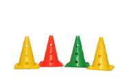 China Agility Training Set Of Football Soccer Cones With Heat Transfer Film Printing for sale