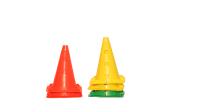 China Agility Training Set Of Football Soccer Cones With Heat Transfer Film Printing for sale