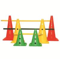 China Plastic Marker Cones For Football Training And Sports Drills On Outdoor Fields for sale