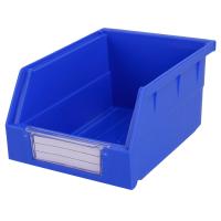 China PP Classification Hanging Organization Crate Storage Plastic Shelf Bin Multi Function Stackable Solid Box for sale