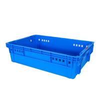 China Moving Basket Food Grade Plastic Storage Crate for Easy Food Transportation Stackable for sale