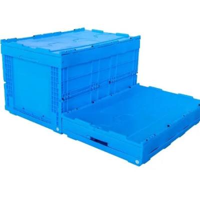 China PP Material Mesh Style Collapsible Crate Box for Storage and Moving 600x400x337mm for sale