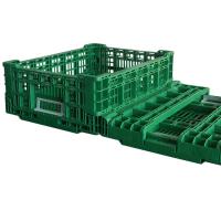 China Various Colors Stackable Tote Plastic Basket for Convenient Warehouse Management for sale