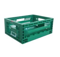 China Transportation Plastic Crate for Fruit Vegetable Storage Stackable Nestable 400x300x170mm for sale