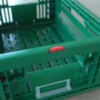 China Transportation Plastic Crate for Fruit Vegetable Storage Stackable Nestable 400x300x170mm for sale