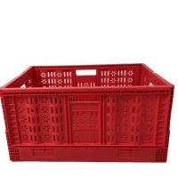 China Stackable Collapsible Plastic Crates The Ultimate Solution for Fruit Vegetable Moving for sale