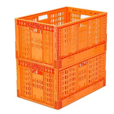 China PE Material Storage Bins for Vegetables and Fruits Plastic Logistics Nesting Crate for sale
