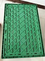 China Plastic Mesh Style Folding Box for Durable Storage of Fresh Fruits and Vegetables for sale