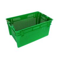 China Plastic Mesh Basket for Fruit and Vegetable Storage Industrial Heavy-Duty Container for sale